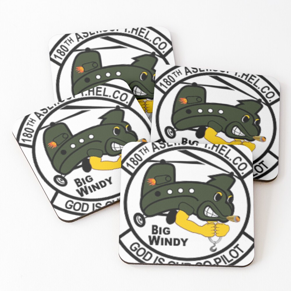 "US Army 180th Assault Support Helicopter Company Big Windy Sticker ...