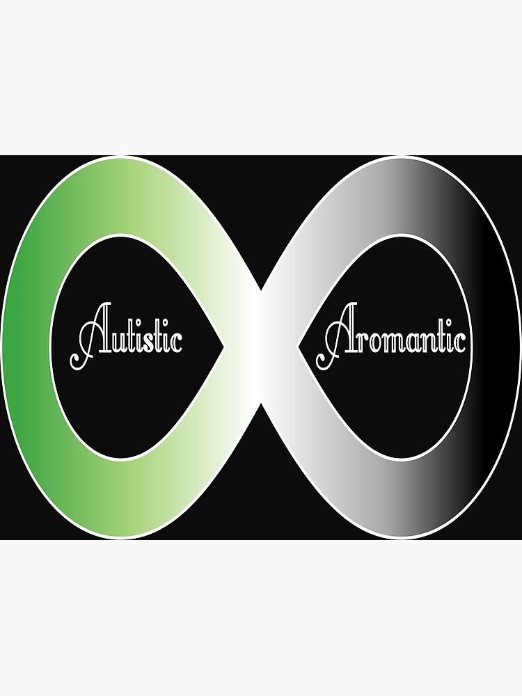 "Aromantic Autistic Infinity Sign - Aro Pride, autism pride ...