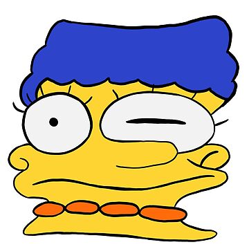 "Marge smeared face" Essential T-Shirt for Sale by Dinneendraws | Redbubble