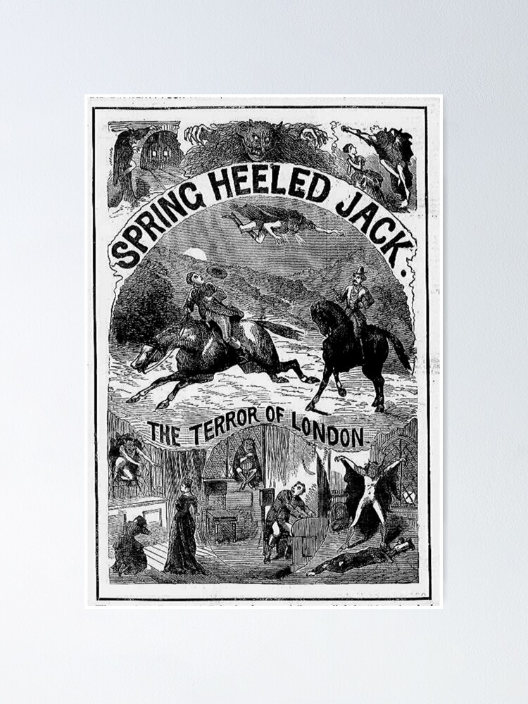 "Spring Heeled Jack" Poster for Sale by MoonMausoleum | Redbubble