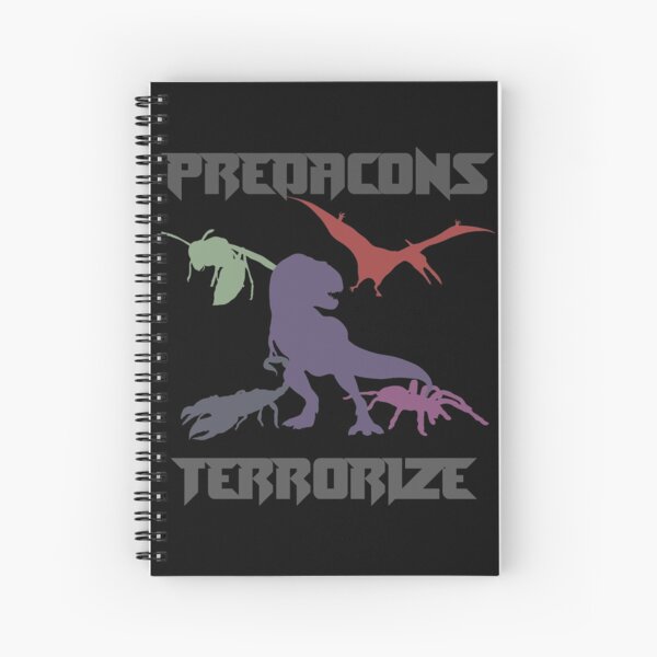 "Beast Wars: Predacons Terrorize" Spiral Notebook by Smugsneasel ...