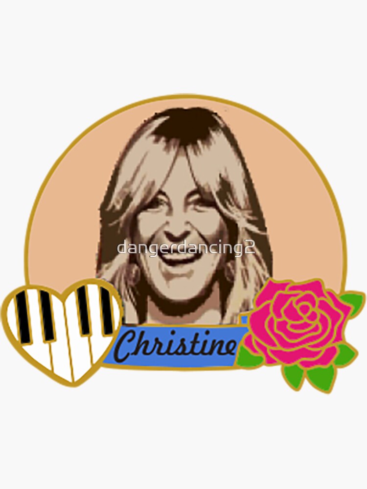 "christine" Sticker by dangerdancing2 | Redbubble