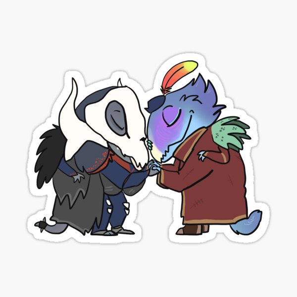 "Skeksa and Skekmal" Sticker by wolffuchsart | Redbubble