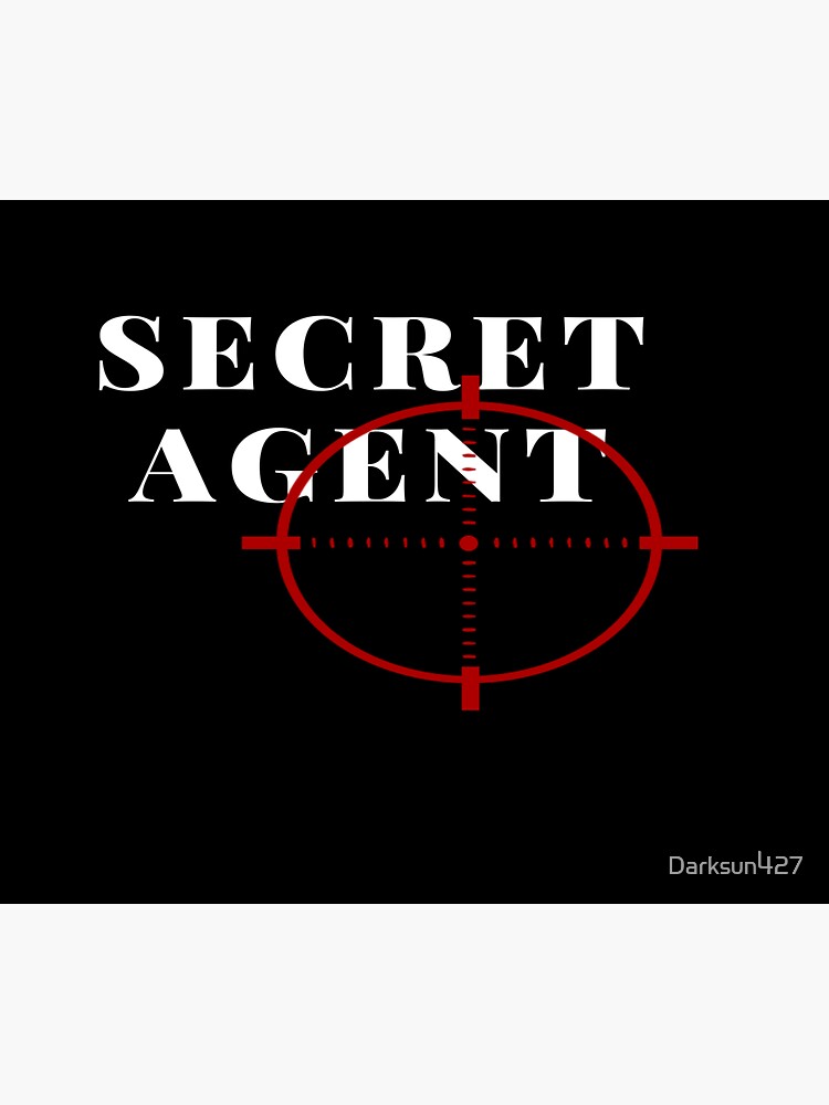 "Secret Agent" Sticker for Sale by Darksun427 | Redbubble
