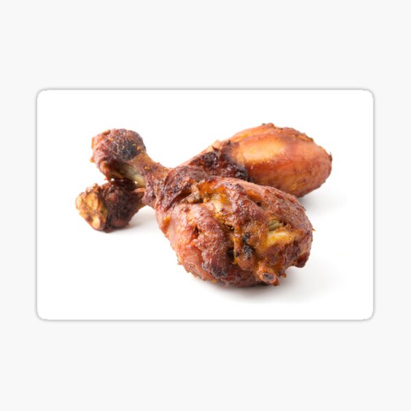 "Roasted chicken legs" Sticker for Sale by troianifabrizio | Redbubble