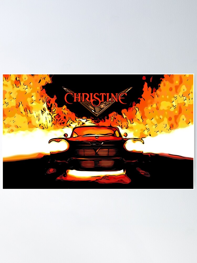 "Christine car cartoon " Poster for Sale by The Fit | Redbubble