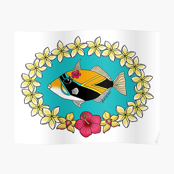 Póster «Humu Girl Lei» de sharkbait83 | Redbubble