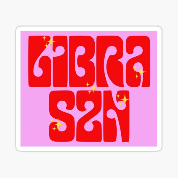 "Libra SZN by gabyiscool" Sticker by gabyiscool | Redbubble