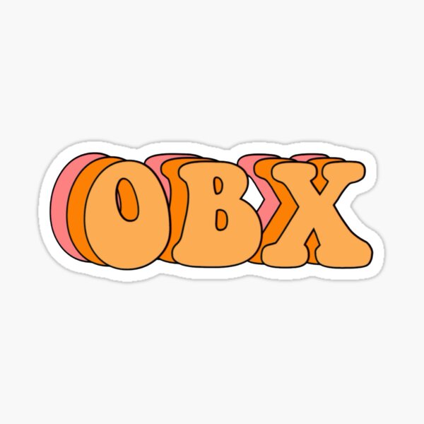 "OBX Outer Banks Sticker" Sticker for Sale by HWinchester | Redbubble