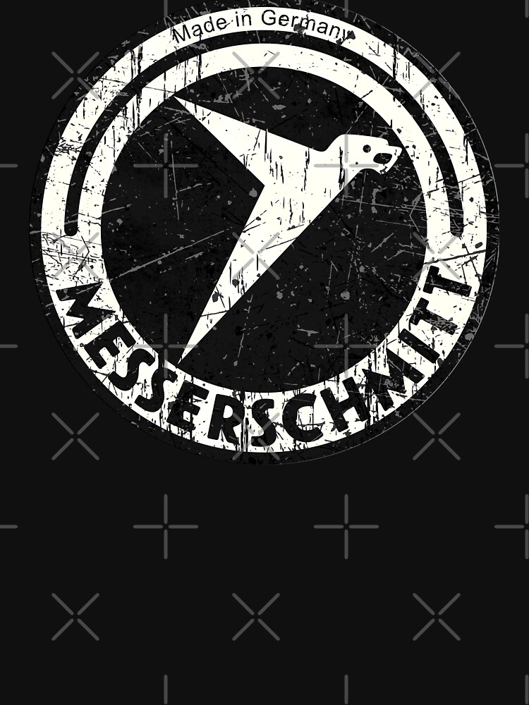 "Messerschmitt WW2 German Vintage Aircraft Company Logo" T-shirt for ...