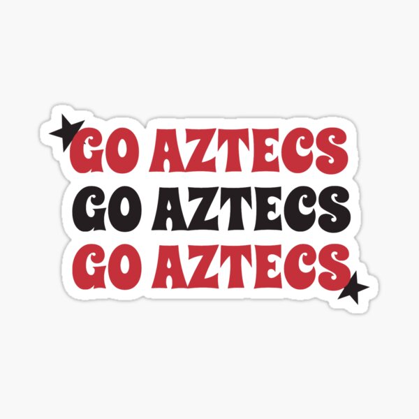 "go aztecs " Sticker by SmartStickers | Redbubble