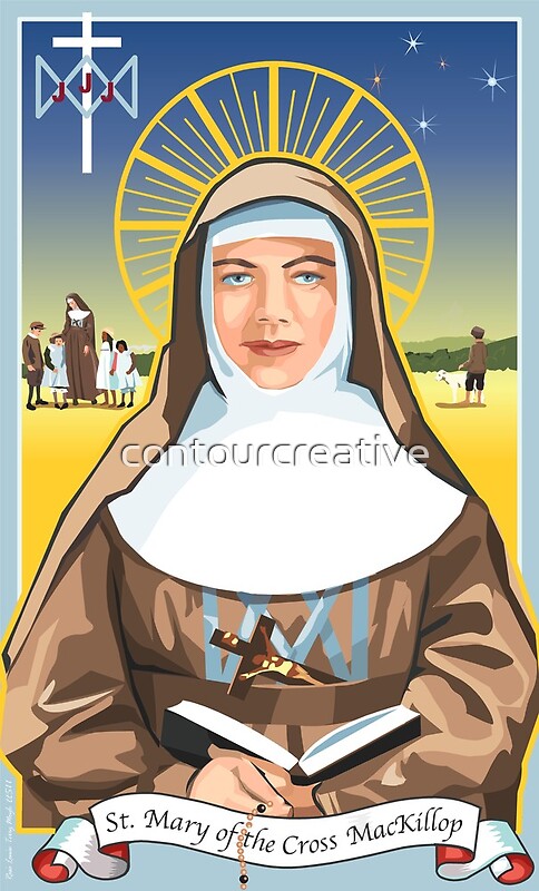 "Saint Mary of the Cross MacKillop " by contourcreative | Redbubble
