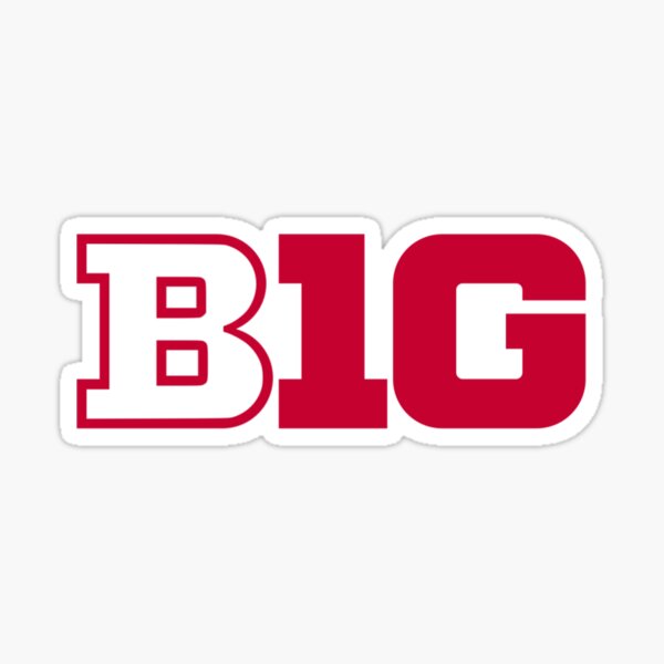 "Big ten / Big 10" Sticker for Sale by ryleedorow | Redbubble