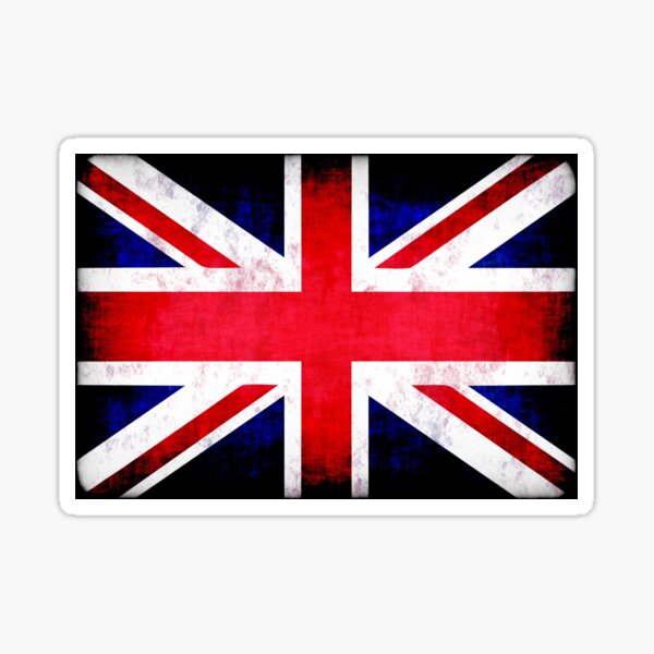 "UK Flag." Sticker for Sale by OriginalDP | Redbubble