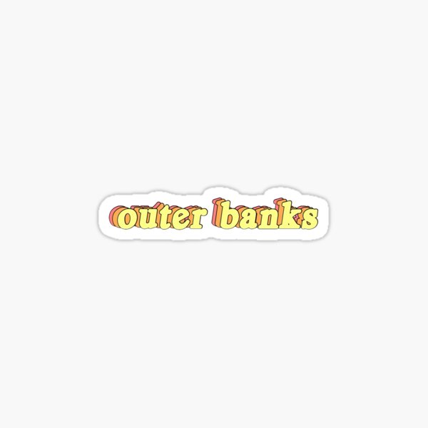 "Outer Banks OBX Sticker" Sticker for Sale by HWinchester | Redbubble