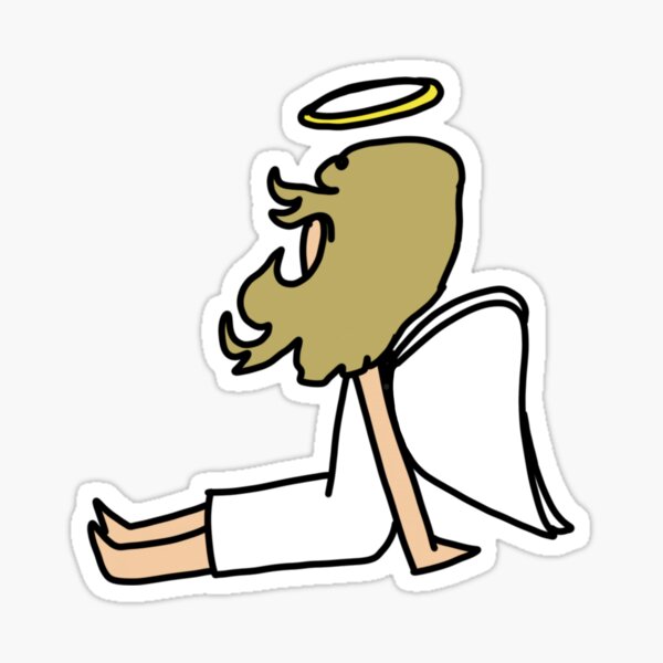 "Angel" Sticker by fireyramekin1 | Redbubble
