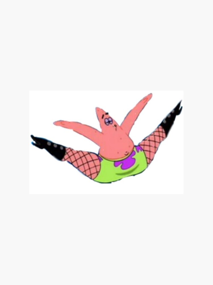 "Patrick Doing the Splits" Sticker for Sale by stephcolbrt | Redbubble