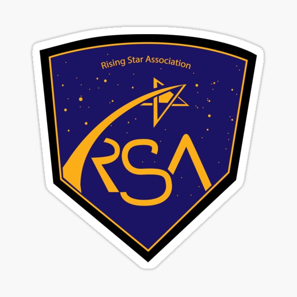 Pegatina «Escudo de armas del logotipo de RSA Design» de LAxDesign ...