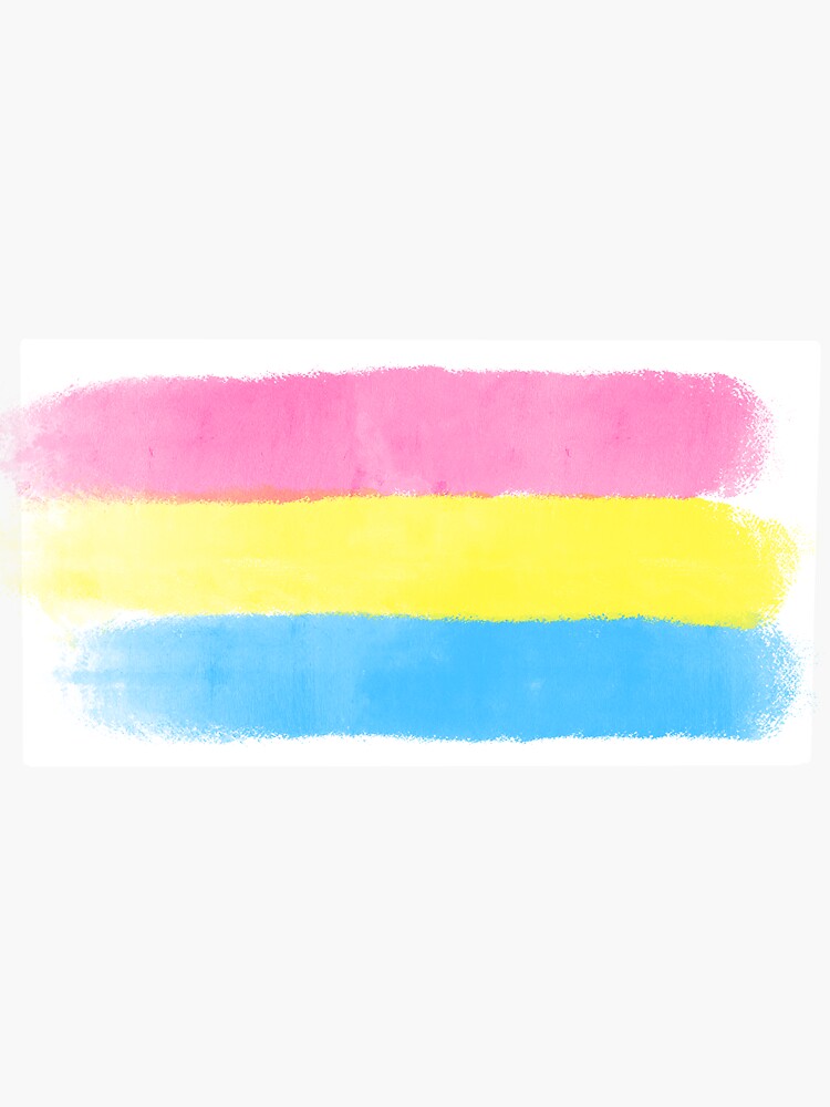"Pan Pride Flag" Sticker for Sale by laceybug321 | Redbubble