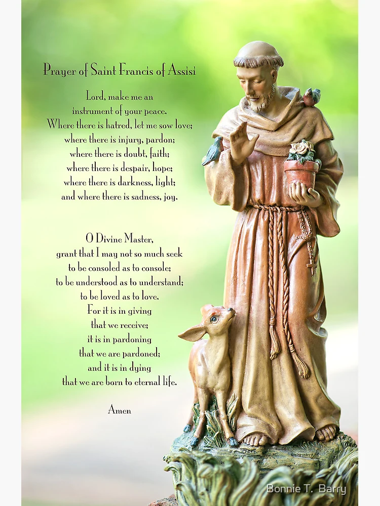 Prayer Of St Francis Of Assisi