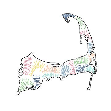 "Cape Cod" Sticker for Sale by Chiaraholton | Redbubble