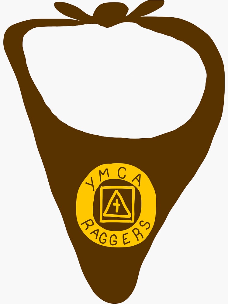 "YMCA Raggers Brown Rag" Sticker by mandamadness | Redbubble