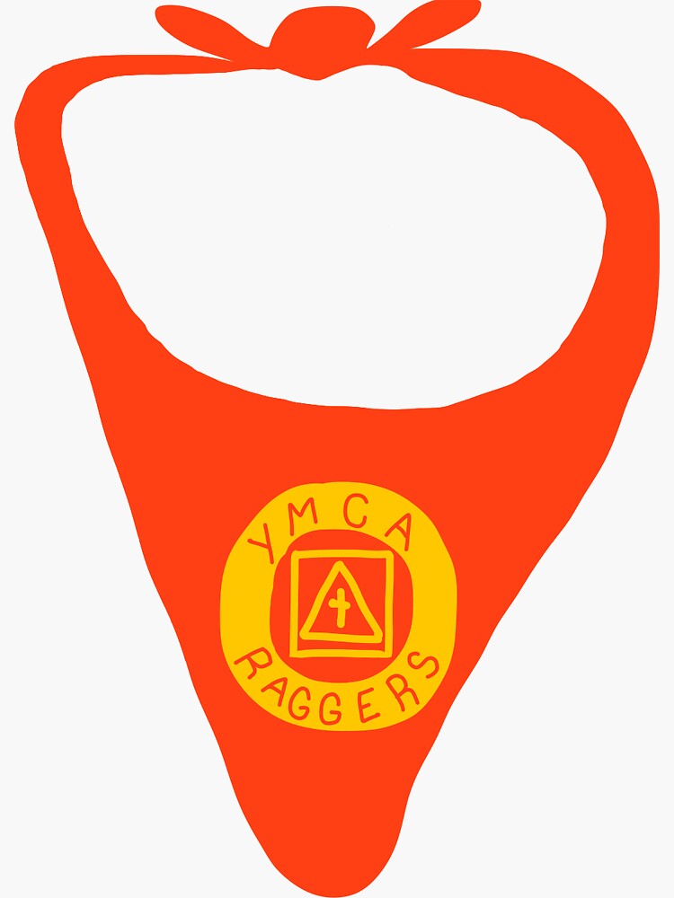 "YMCA Raggers Red Rag" Sticker for Sale by mandamadness | Redbubble