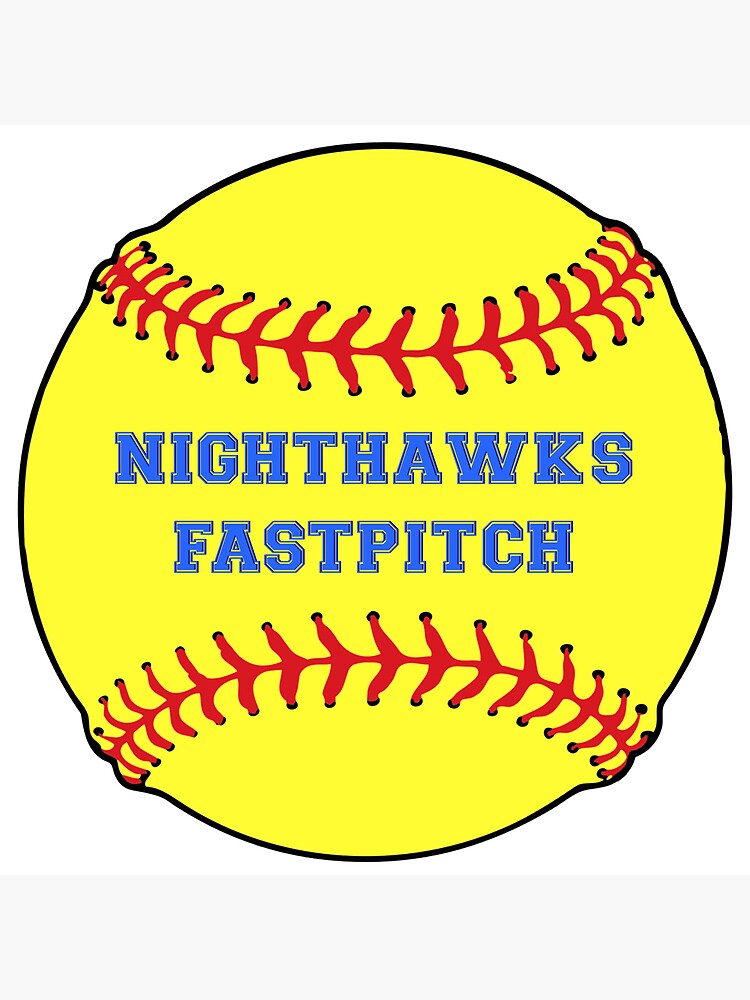 "Nighthawks Fastpitch" Sticker by Pringle22 | Redbubble