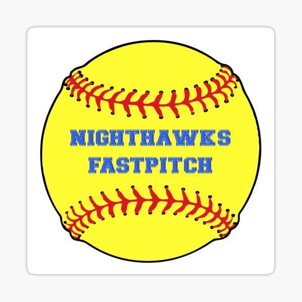 "Nighthawks Fastpitch" Sticker by Pringle22 | Redbubble