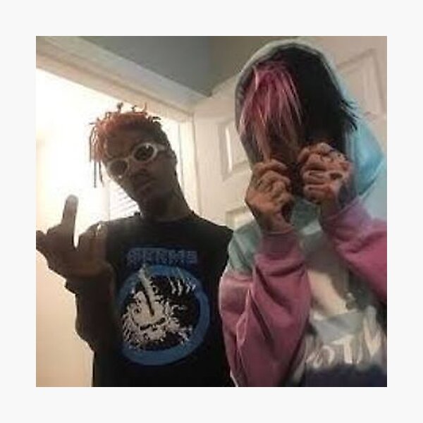"LIL PEEP AND LIL TRACY MERCH" Photographic Print for Sale by emmajade ...