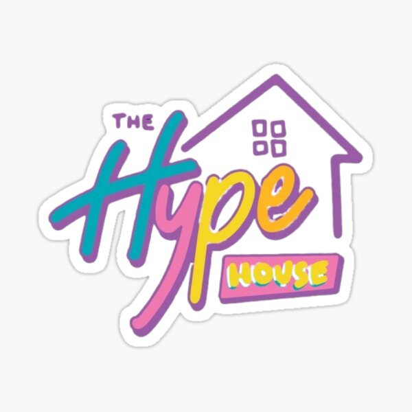 "The hype house" Sticker for Sale by SalimLeo | Redbubble