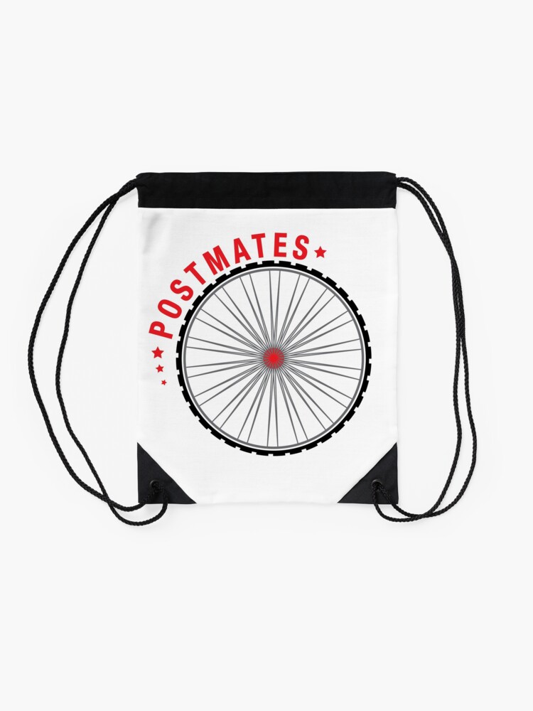 "Redesigned Postmates Logo" Drawstring Bag for Sale by Theokotos ...