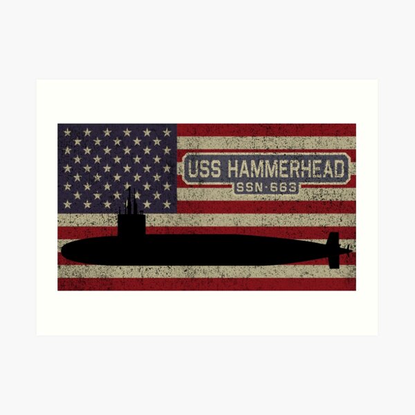 "USS Hammerhead SSN-663 Sturgeon Class Nuclear Attack Submarine Vintage ...