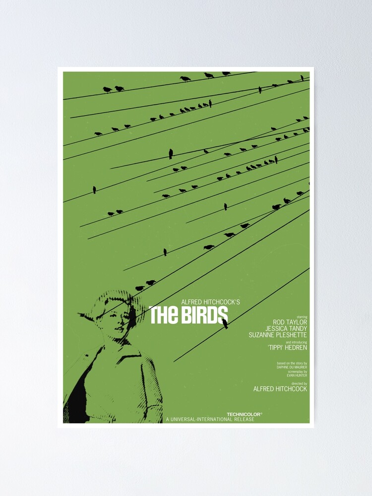 "The Birds (1963) - Movie poster design" Poster for Sale by jackbooks ...