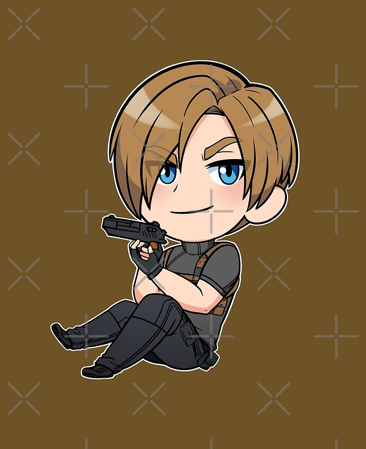 Leon S. Kennedy Resident Evil 6 Resident Evil 4 Chibi Mangaka, Chibi ...