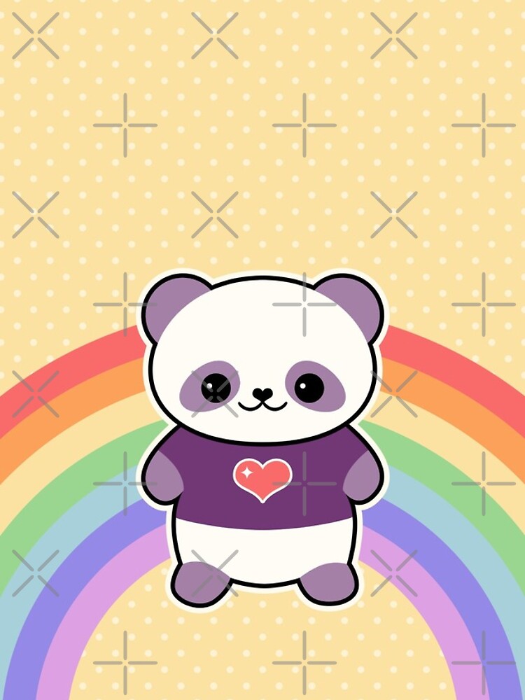 "Cute Purple Panda" iPhone Case & Cover by sugarhai | Redbubble