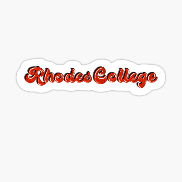 "Rhodes College Sticker" Sticker by carlislemills | Redbubble