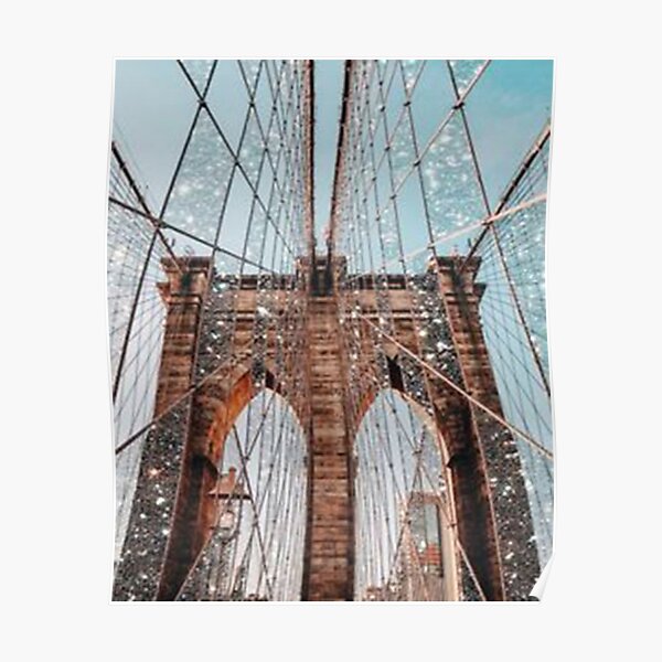 "Vintage Sparkle Bridge " Poster by louellet23 | Redbubble