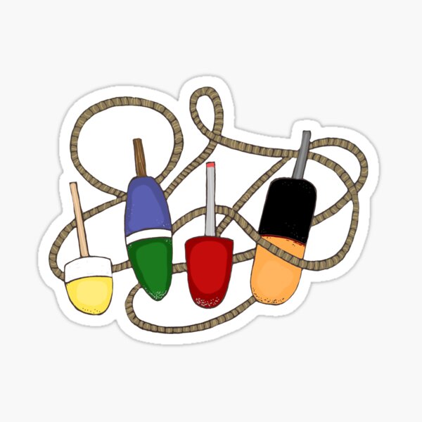 "Buoys" Sticker for Sale by Ian Wilson | Redbubble
