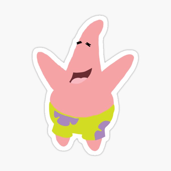 "Minimalist Patrick " Sticker by oliviaraep | Redbubble
