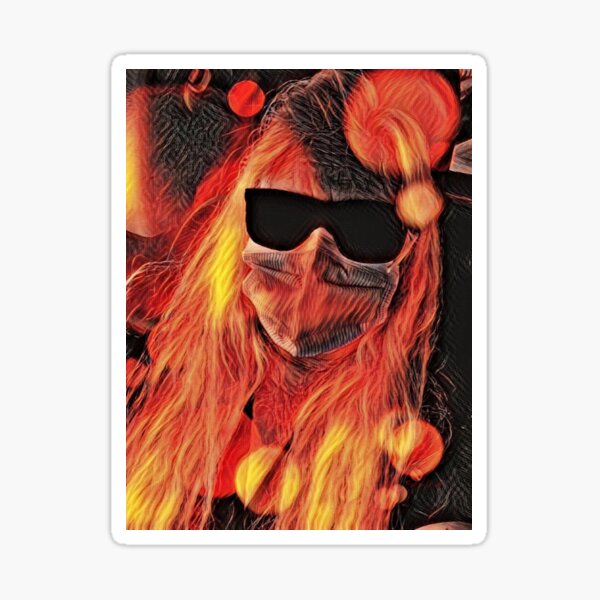 "Faceless" Sticker for Sale by DonnaM | Redbubble