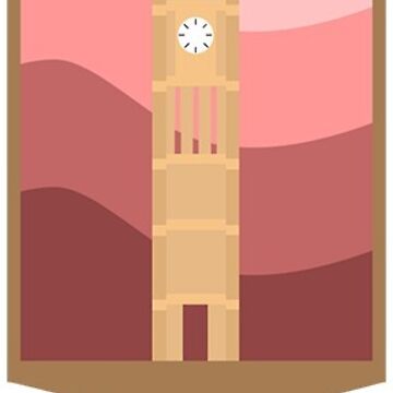 "Clock Tower" Sticker for Sale by blake1398 | Redbubble