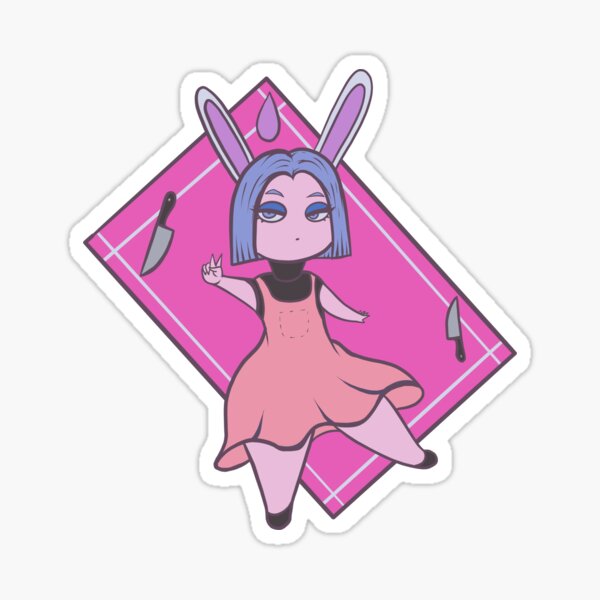 "Queen of knives" Sticker for Sale by Jigglebits | Redbubble