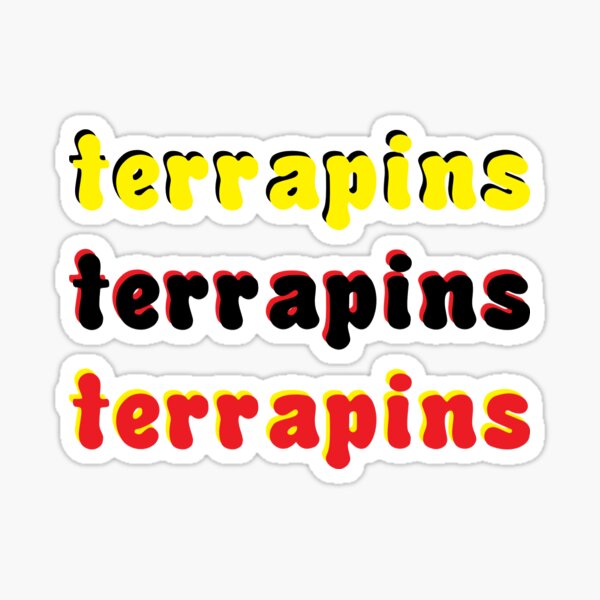 "MD Terrapins" Sticker for Sale by sshupe7 | Redbubble