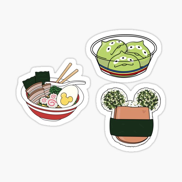 "Cute food sticker pack" Sticker by allysonkline | Redbubble