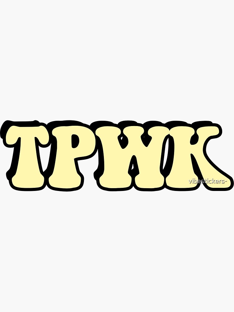 "TWPK" Sticker for Sale by vibestickers- | Redbubble