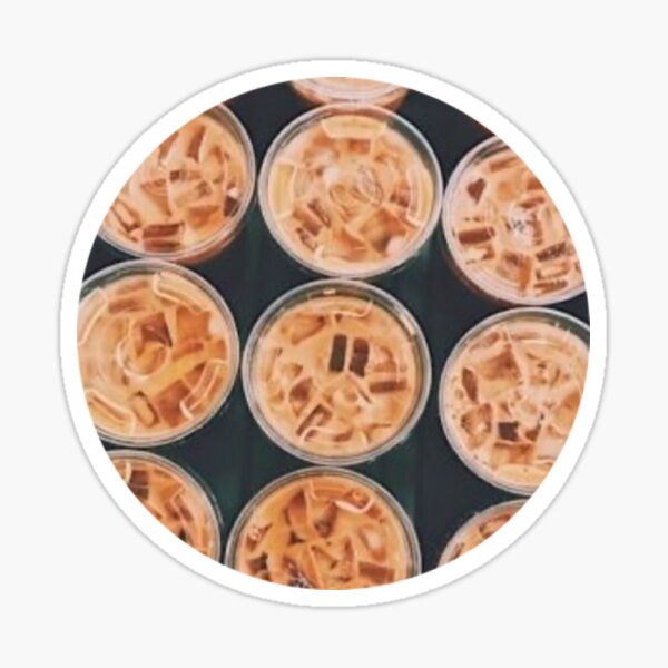 "iced coffee :) ~ VSCO aesthetic" Sticker for Sale by kyragusdal ...