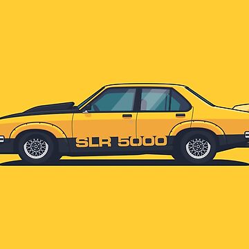 "SLR 5000 Car Side Yellow" Sticker for Sale by VoodooCircus | Redbubble
