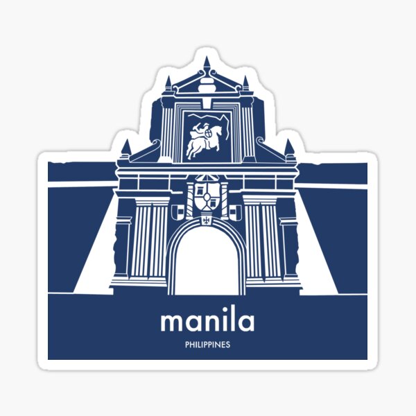 "Iconic Manila" Sticker by CPTVDesign | Redbubble