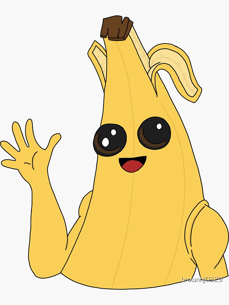 "Peely" Sticker for Sale by brownhj0329 | Redbubble